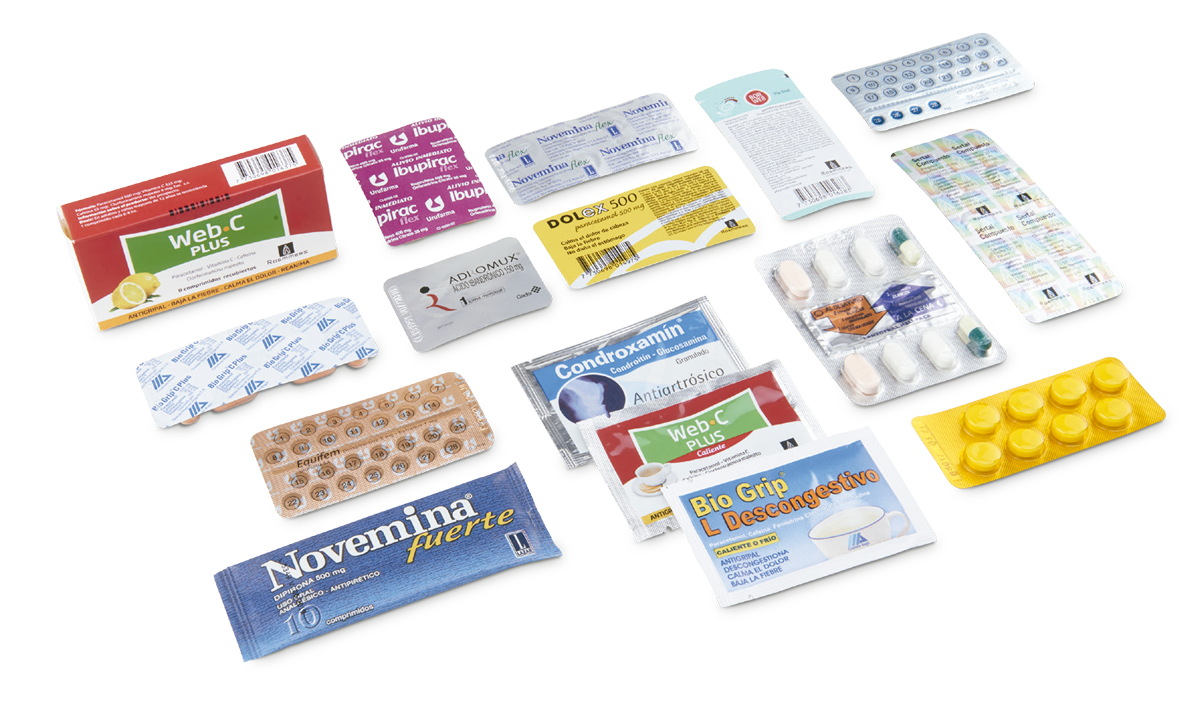 Farmacéuticos - Ecoflex | Aluminios del Uruguay